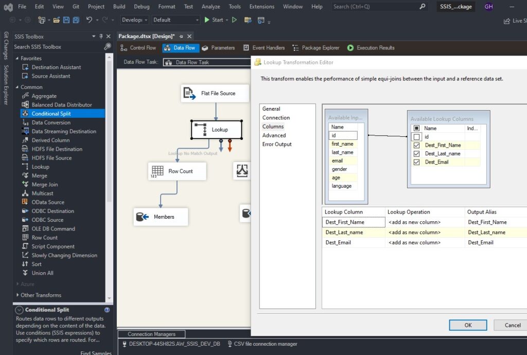 SSIS Package – Incremental Load Using the Lookup Transformation in SQL ... SSIS Package – Incremental Load Using the Lookup Transformation in SQL ...