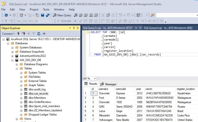 Import JSON File into SQL Server Using SSIS - kni8.com